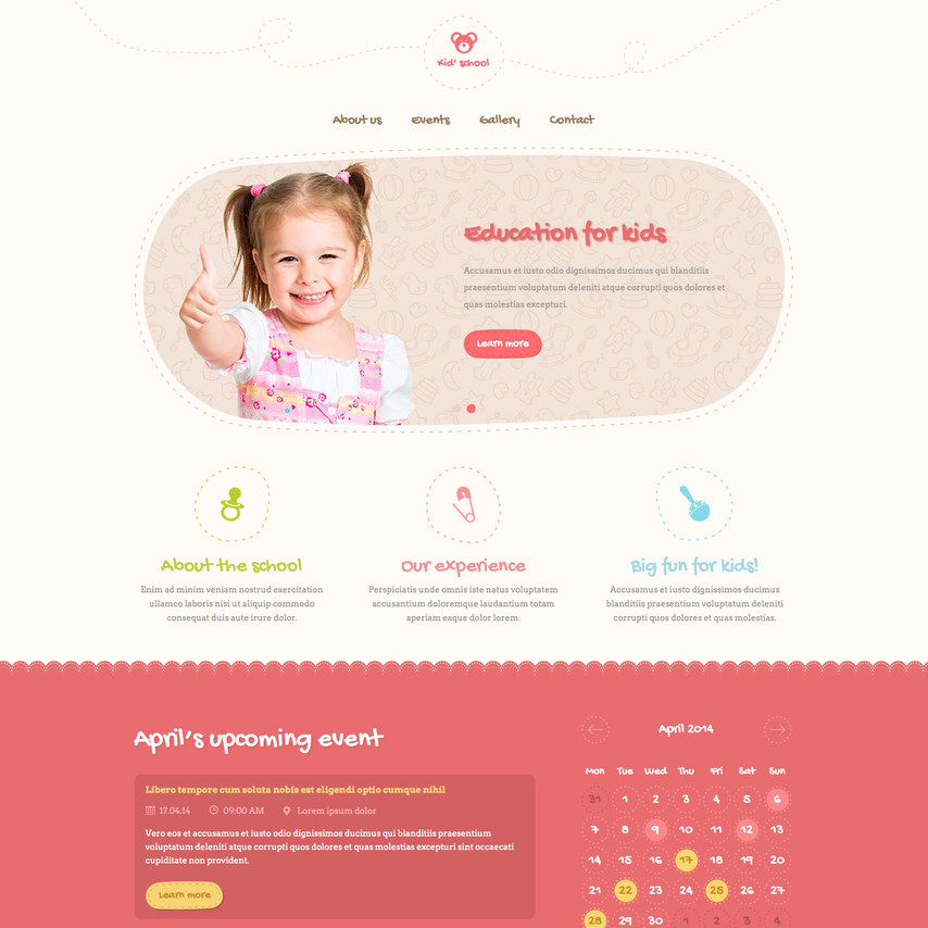 Free children responsive html templates - eurocaqwe
