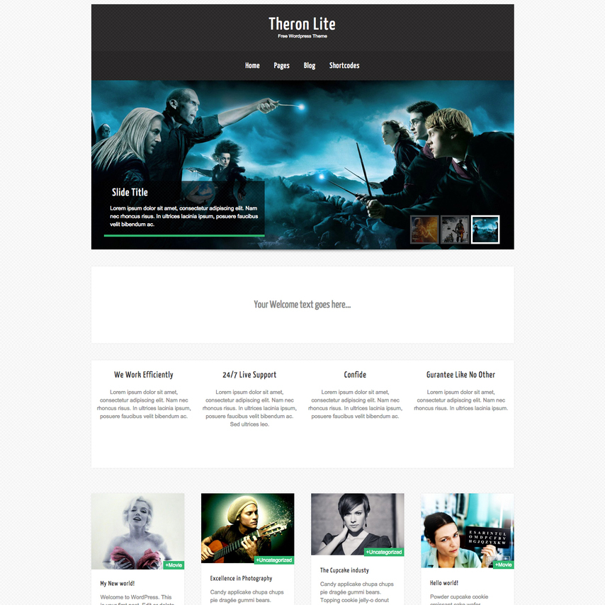 Theron Lite Free Responsive Wordpress Theme