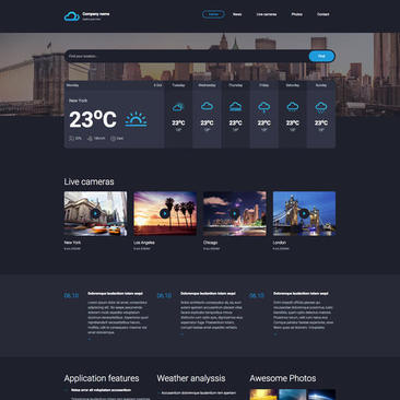 Movie Website Templates Free Website Themes - (161 Free Downloads)