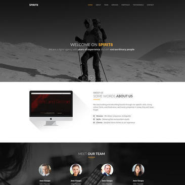 Movie Review Bootstrap Template Free Website Themes - (141 Free Downloads)