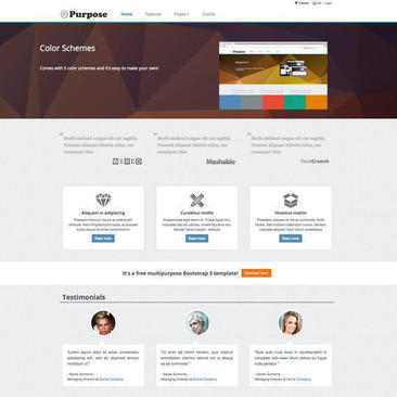 Movie Review Bootstrap Template Free Website Themes - (141 Free Downloads)